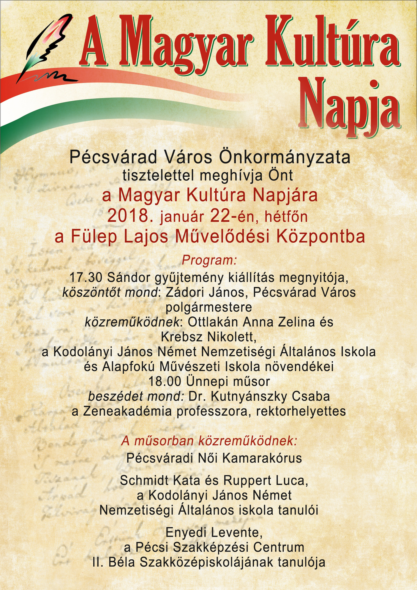 Pécsvárad - Magyar kultúra napja